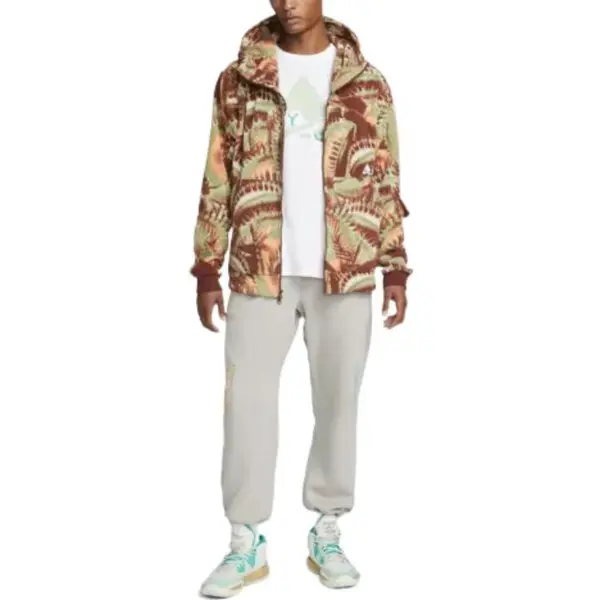 Nike Printed Hooded Zip Jacket