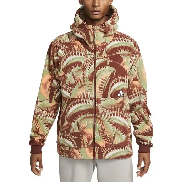 Nike Printed Hooded Zip Jacket