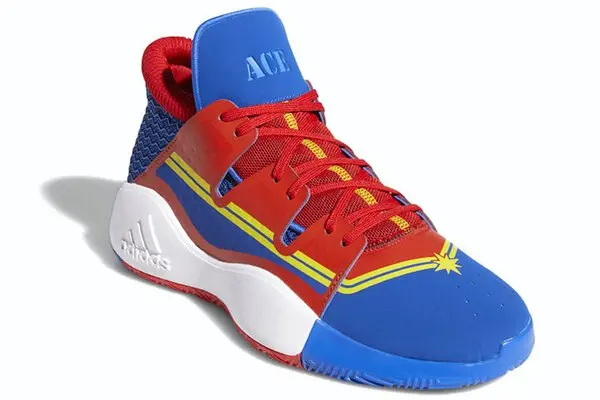 Adidas Pro Vision 'heroes Among Us: Captain Marvel' Basketball Sneakers