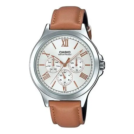 Casio Enticer Series Analog Watch - Silver