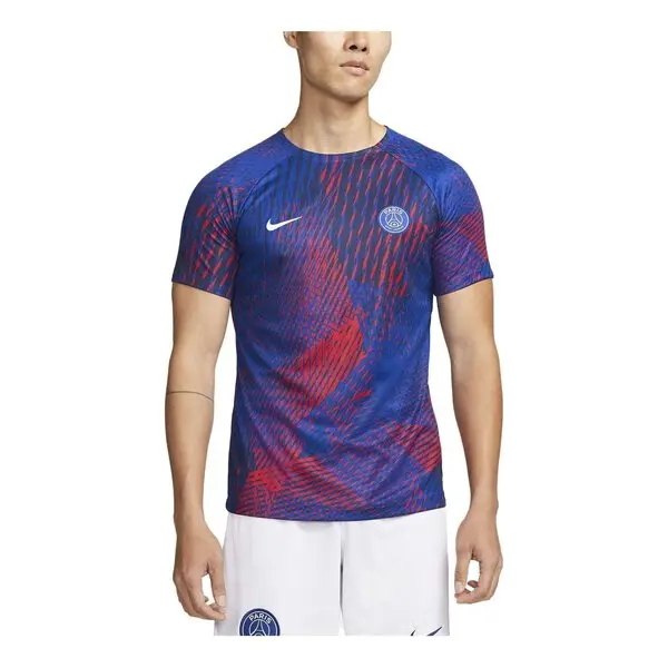Nike 2022/23 Psg Paris Saint Germain Soccer Jersey 'blue - Blue/red