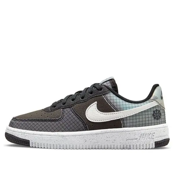 Nike Force 1 Crater 'grid' Low Top Sneakers - Black/gray