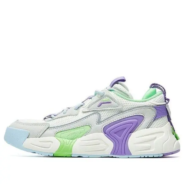 FILA Swarm Low Swirl Sneakers - Purplewhitegray