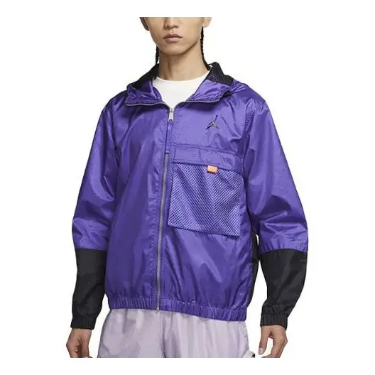JORDAN Air Colorblock Zipper Hooded Jacket - Multi-color