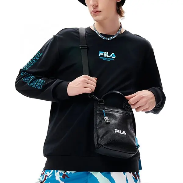 FILA FUSION Knitted Pullover Sweatshirt