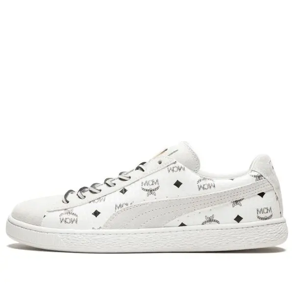 PUMA Mcm X Suede 'whisper White - Black/white