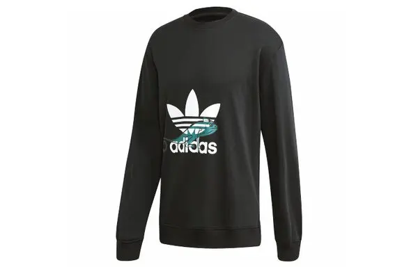 Adidas Originals Graphic Print Sweatshirt - Black