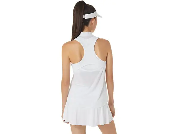 Asics Sleeveless Quarter Zip Tennis Top