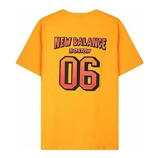 NEW BALANCE Athletic Basketball Graphic T-shirt Asia Sizing - Orange