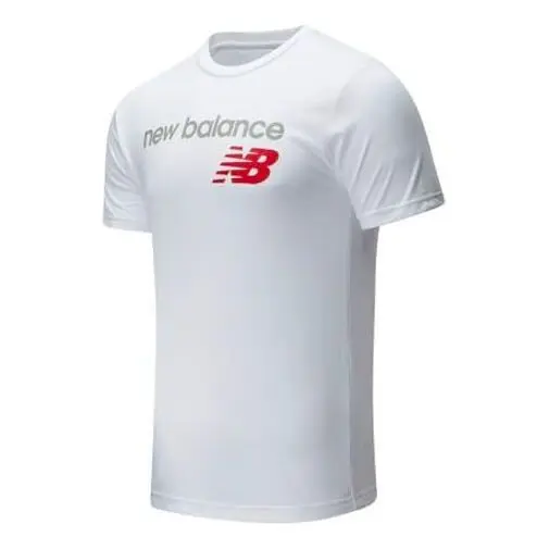 NEW BALANCE Minimalist Knit T-shirt - White