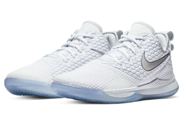 Nike Lebron Witness 3 Ep 'chrome' Athletic Sneakers - White
