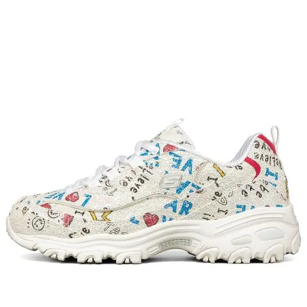Sketchers D'lites 1.0 Low-top Sneakers With Graphic Print - Multi-color