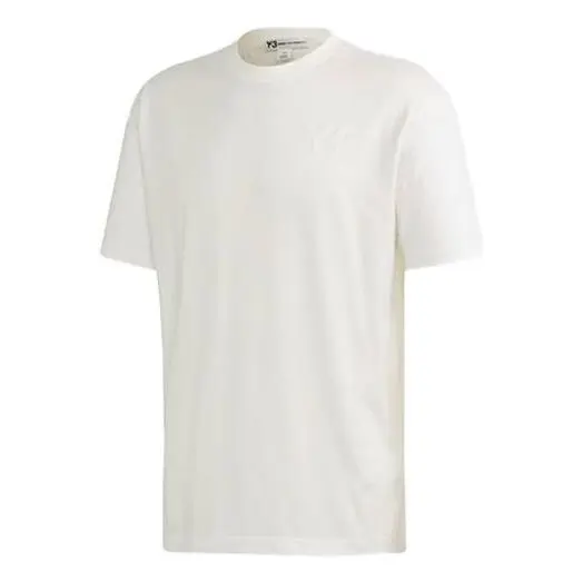 Adidas Y-3 Ss21 Casual Logo Short Sleeve T-shirt - White