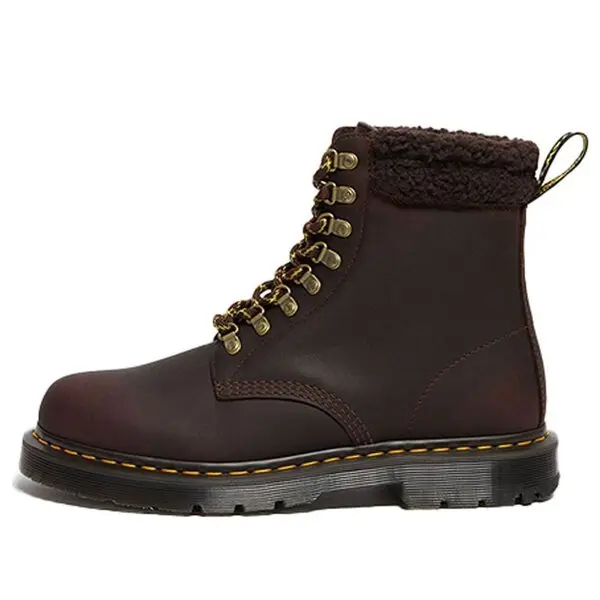 Dr. Martens 1460 Wintergrip Lace Up Boots - Cocoa/dark Brown
