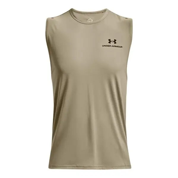 Under Armour Rush Energy Logo Tank - Khaki