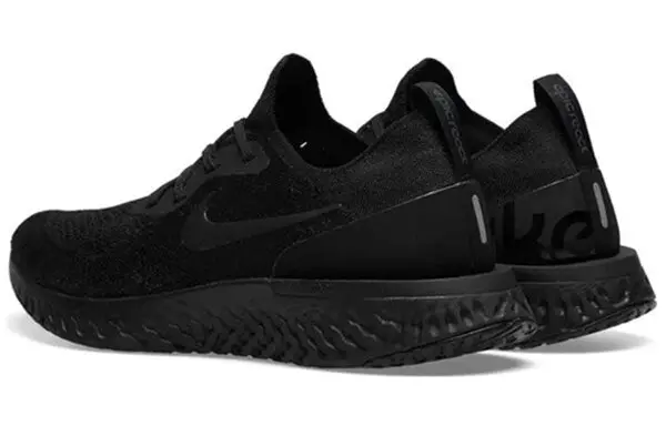 Nike Epic React Flyknit Low Top Sneakers - Black