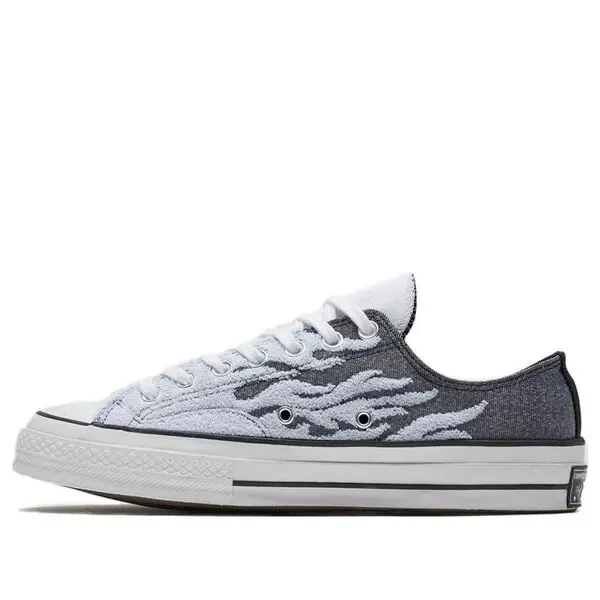 CONVERSE Archive Flames Chuck 70s Low Top - Black/grey
