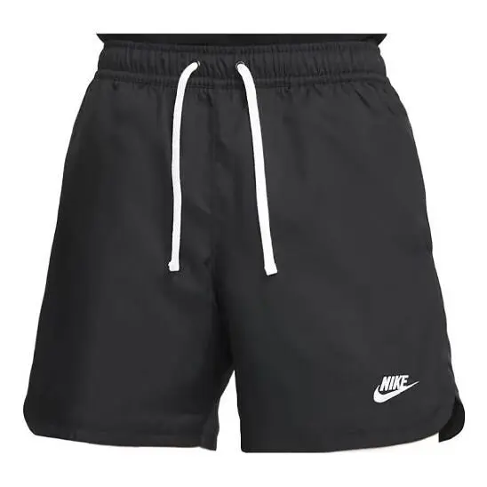 Nike Solid Color Minimalistic Lacing Sports Shorts Black - Default Color