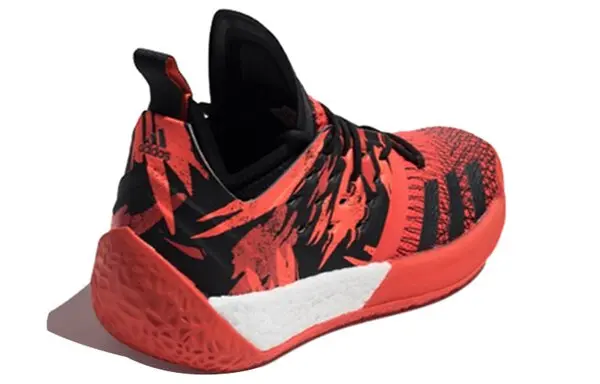 Adidas Harden Vol.2 Path Sneakers - Black/red