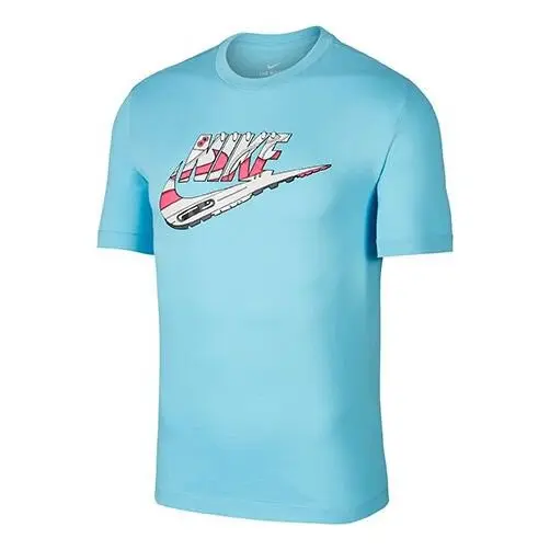 Nike Graphic Logo Short Sleeve T-shirt - Blue