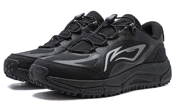 LI-NING Yijie Lite V2 Athletic Sneakers - Black/grey