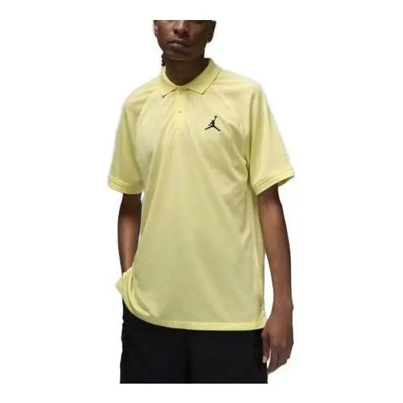 JORDAN Dri-fit Sport Golf Polo Shirt - Yellow