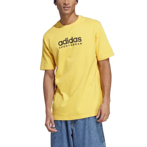 Adidas All Szn Graphic T-shirt Asia Sizing 'yellow Black