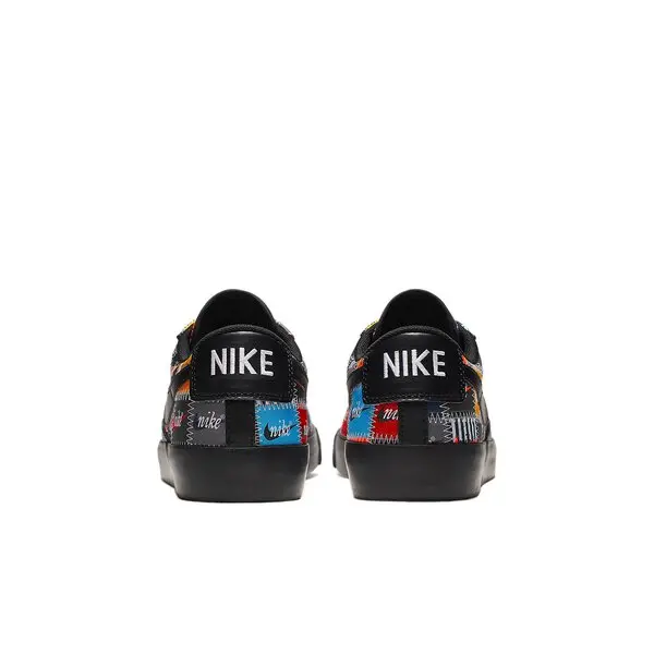 Nike Blazer Low Patchwork Sneakers - Black