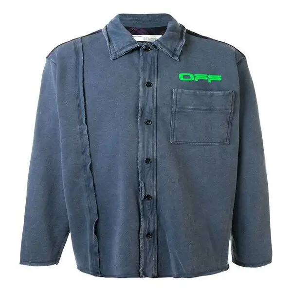 Off-White Logo Print Button Up Shirt