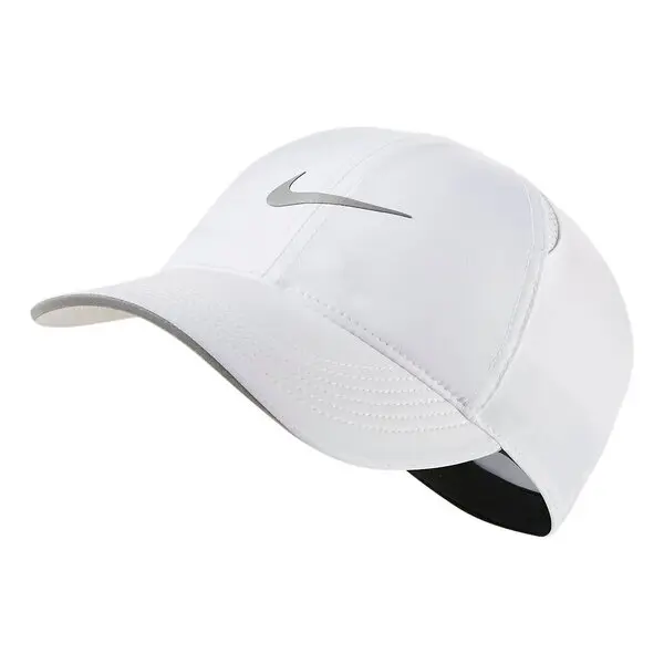 Nike Aerobill Featherlight Running Cap - White/grey