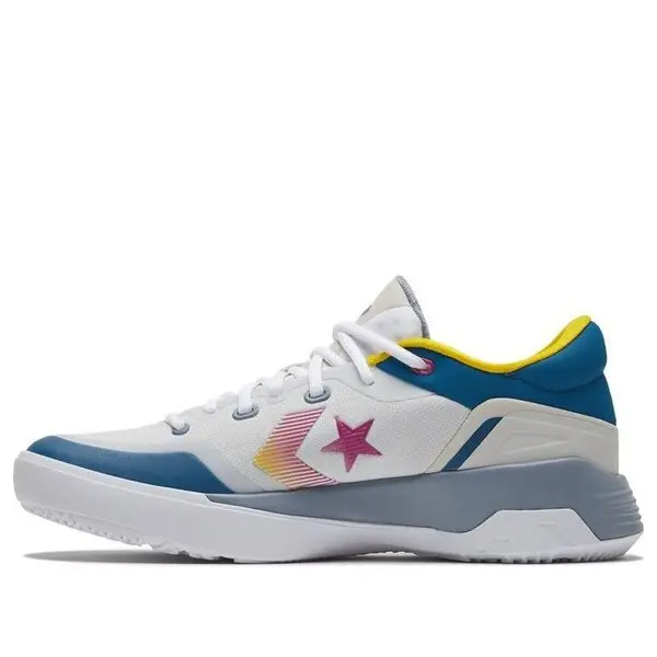 CONVERSE G4 Basketball Sneakers - White/blue