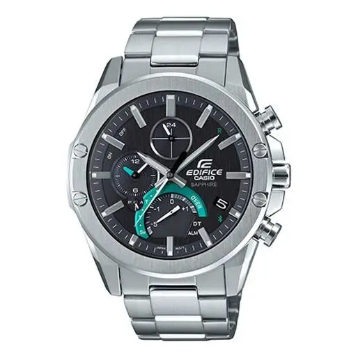Casio Edifice Sapphire Crystal Solar Powered Chronograph Watch - Blue