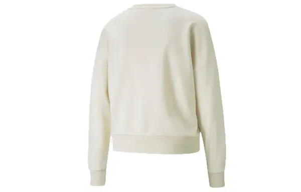 PUMA Classics Logo Printing Round-neck Sweatshirt