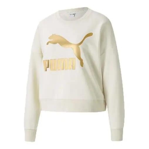 PUMA Classics Logo Printing Round-neck Sweatshirt - Default Color