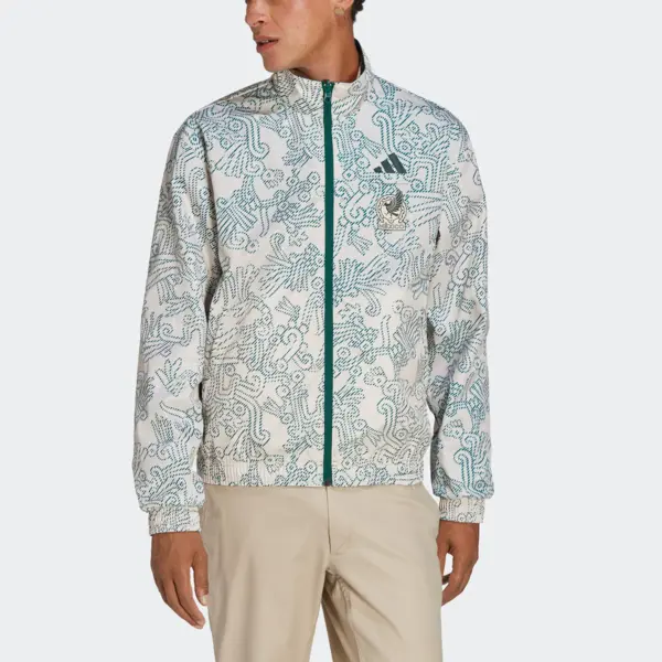 Adidas Mexico Anthem Logo Track Jacket