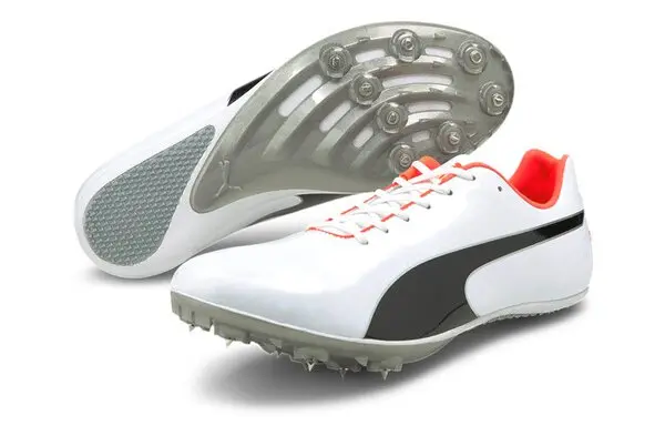 PUMA Evospeed Sprint Athletic Spikes - White