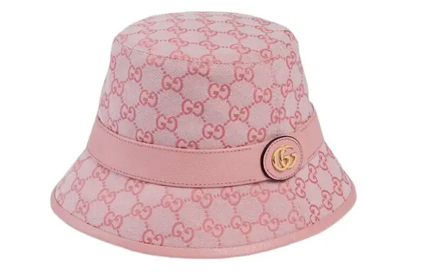 Gucci Gg Canvas Bucket Hat - Pink