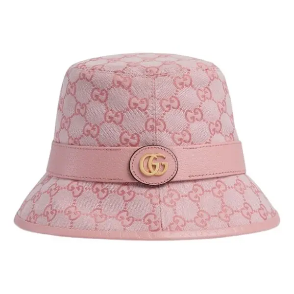 Gucci Gg Canvas Bucket Hat - Pink