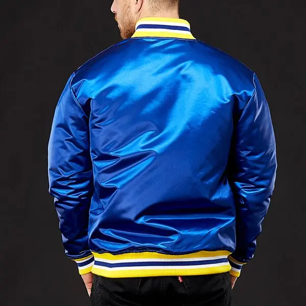 Mitchell & Ness X Nba Golden State Warriors Satin Jacket