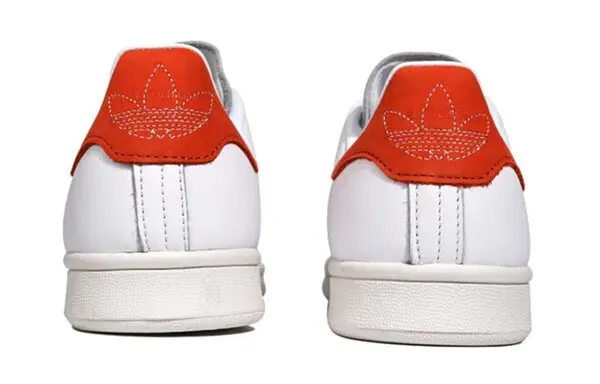 Adidas Stan Smith Sneakers - White/orange