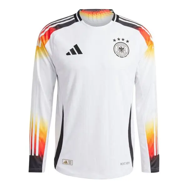 Adidas Germany 24 Long Sleeve Authentic Soccer Jersey - White