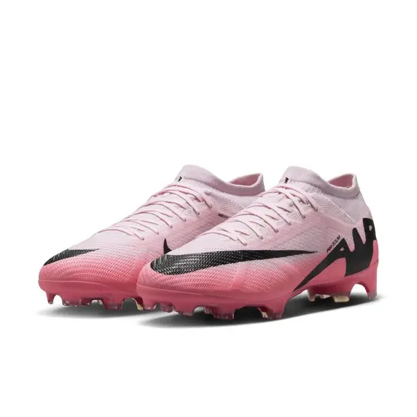 Nike Zoom Mercurial Vapor 15 Pro Fg Athletic Sneakers - Pink/black