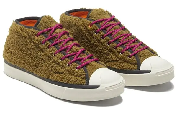CONVERSE Jack Purcell Mid Retro Sherpa Sneakers
