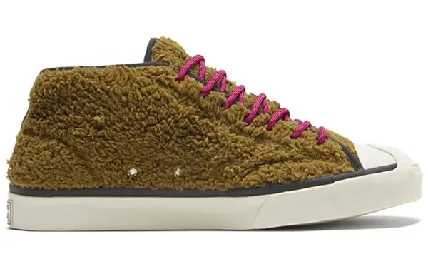 CONVERSE Jack Purcell Mid Retro Sherpa Sneakers - Green