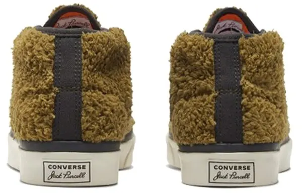 CONVERSE Jack Purcell Mid Retro Sherpa Sneakers - Green