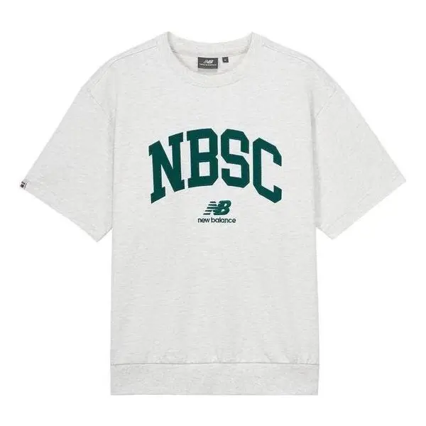 NEW BALANCE Logo T-shirt Asia Sizing 'white Green