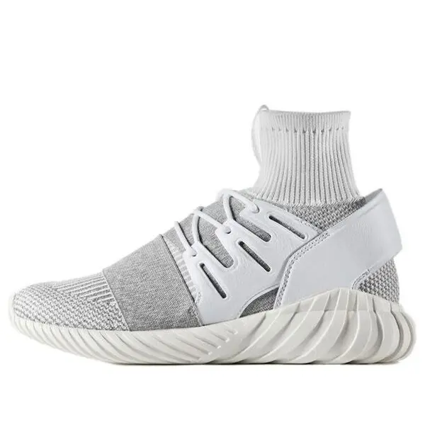 Adidas Tubular Doom Pk High Top Sneakers - White/grey