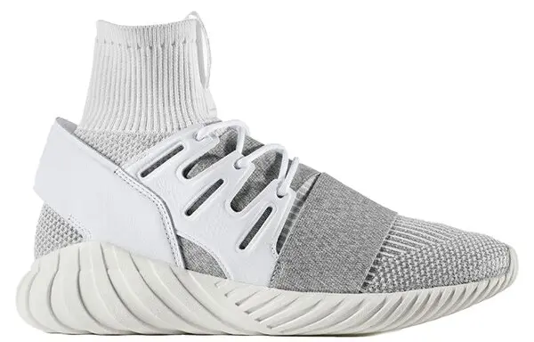 Adidas Tubular Doom Pk High Top Sneakers - White/grey