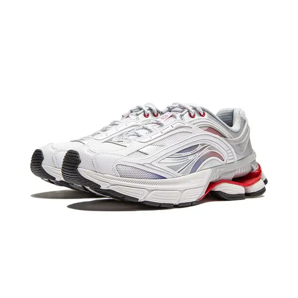 LI-NING Aurora Renew Sneakers - Silver/red/grey