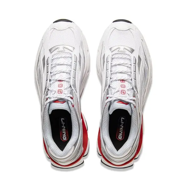 LI-NING Aurora Renew Sneakers - Silver/red/grey